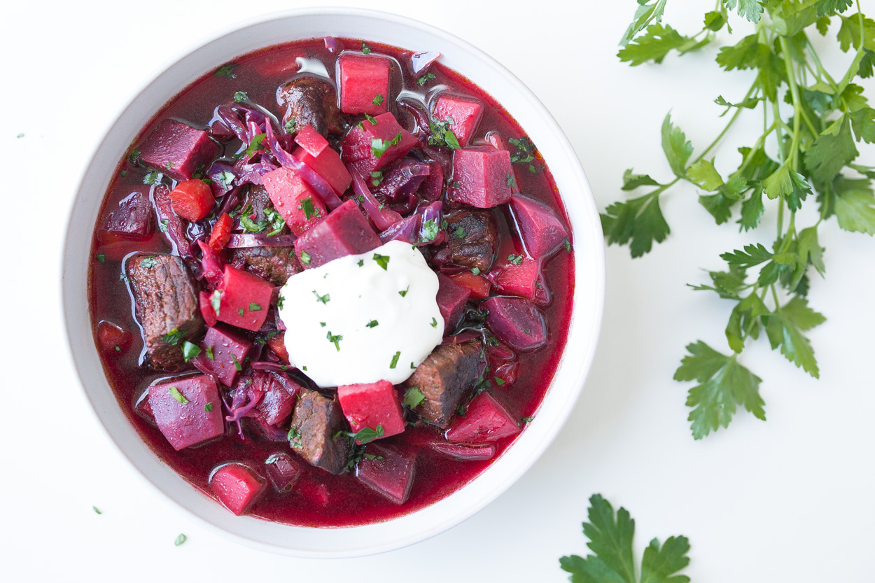 Slow Cooker Beef Borscht | Cook Smarts