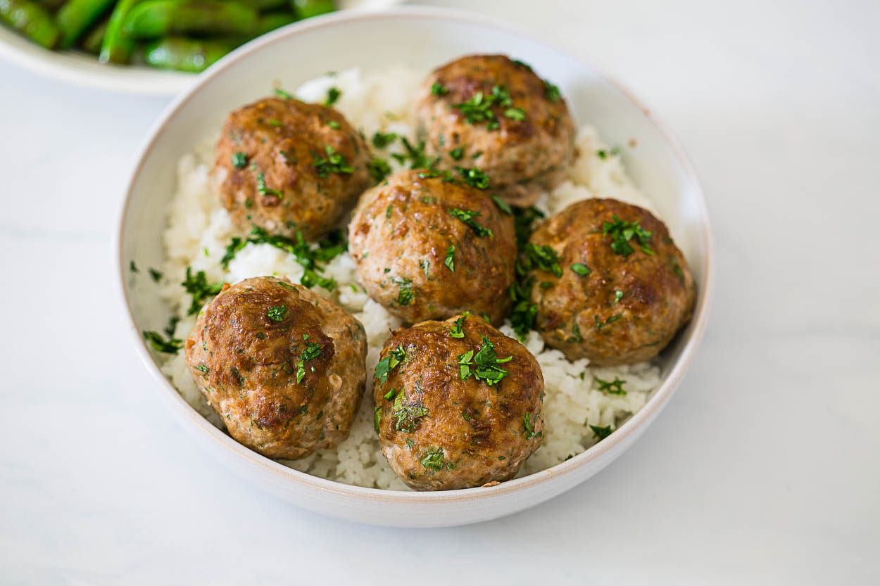 Miso Soy Ginger Meatballs | Cook Smarts