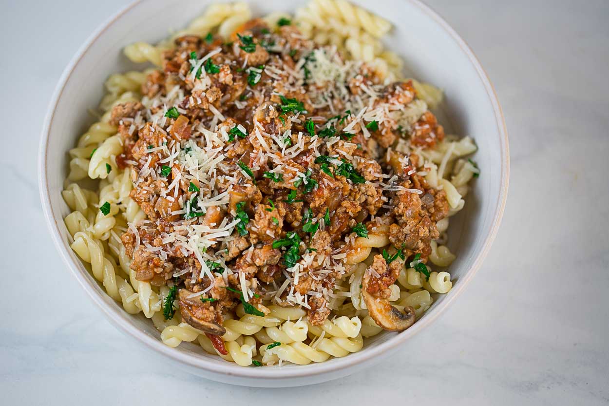 Mushroom Sundried Tomato Bolognese | Cook Smarts