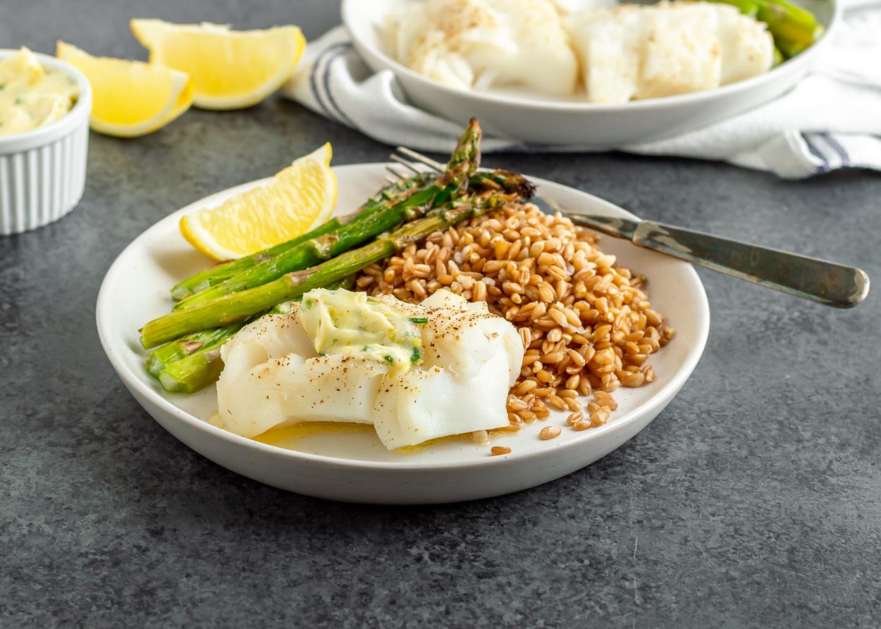 Broiled Cod with Lemon-Chive Butter | Cook Smarts