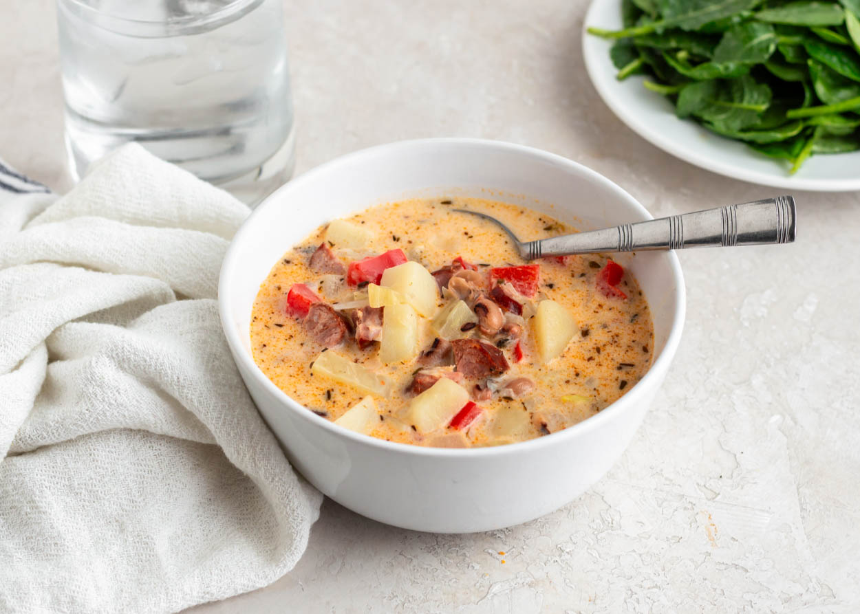 Creamy Potato and Sausage Chowder | Cook Smarts