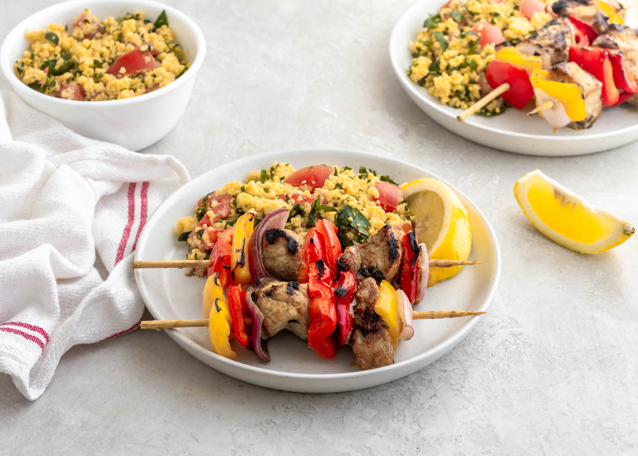 Pork and Bell Pepper Kebabs | Cook Smarts