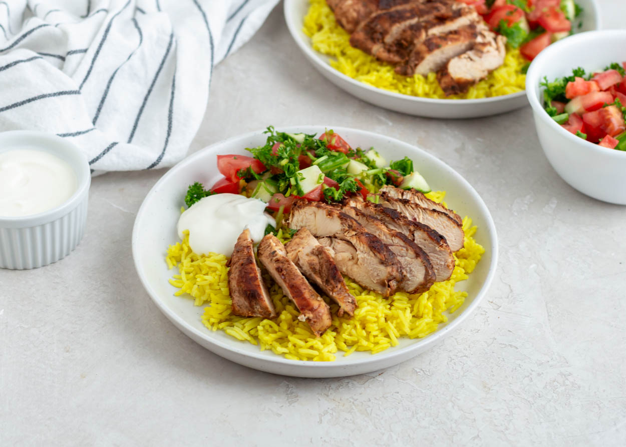 Halal Cart-Style Chicken and Yellow Rice | Cook Smarts