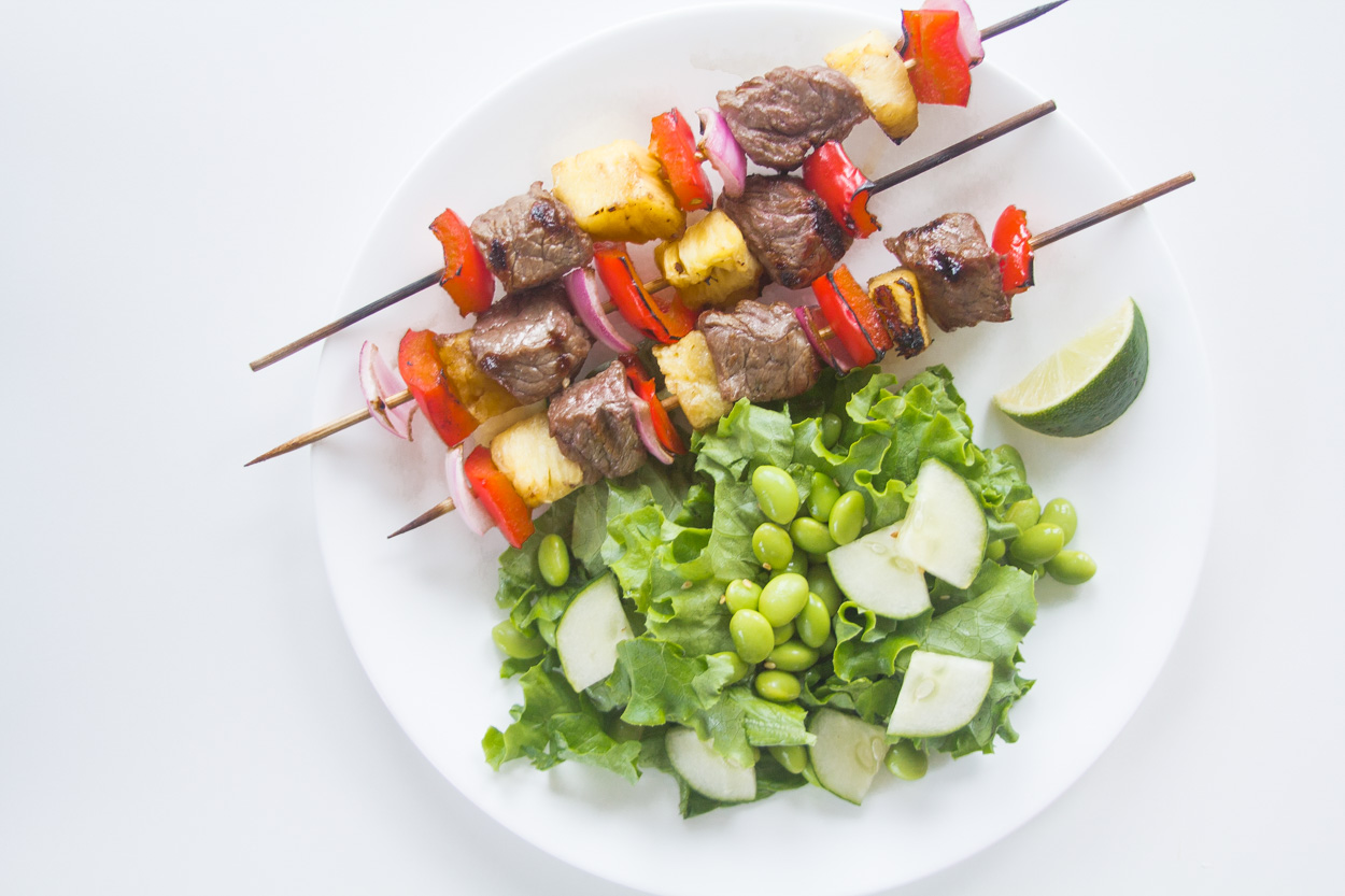 Sweet and Sour Beef and Pineapple Kebabs | Cook Smarts
