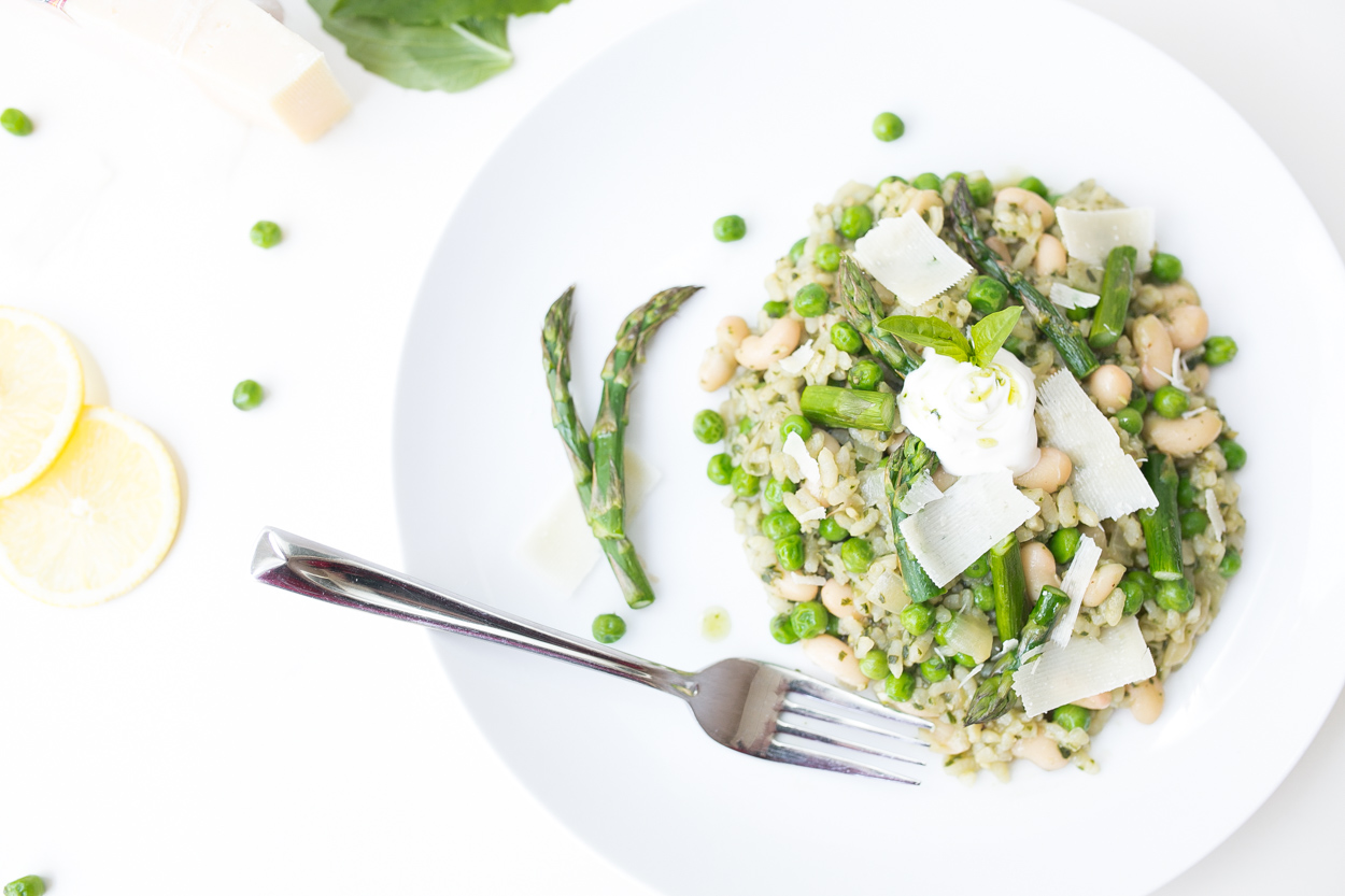 Oven-Baked Pesto Risotto | Cook Smarts