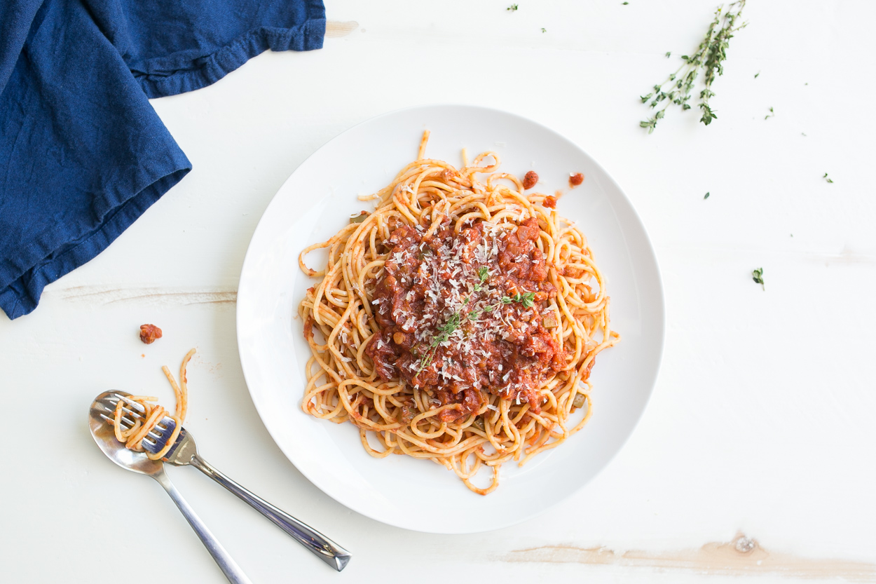 Spaghetti with Lentil Marinara | Cook Smarts
