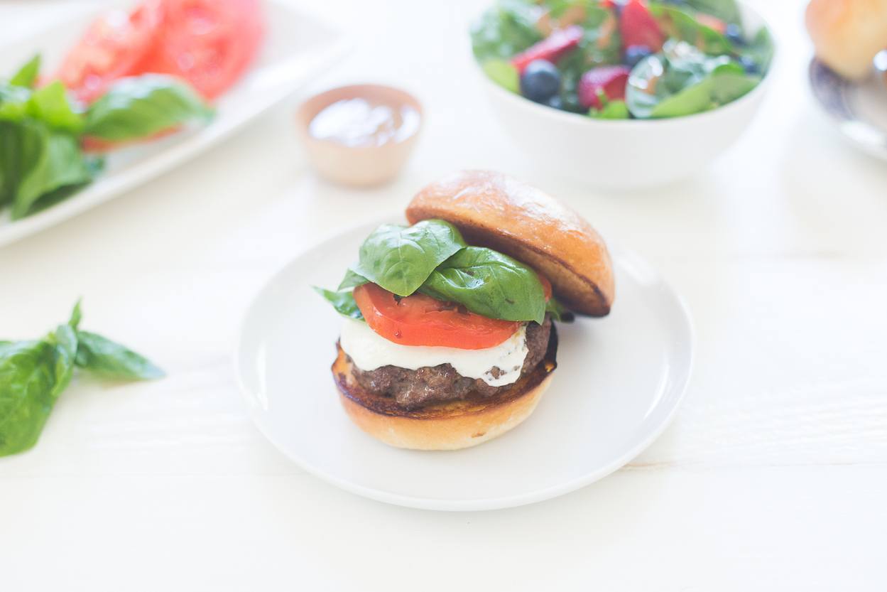 Caprese Burgers | Cook Smarts