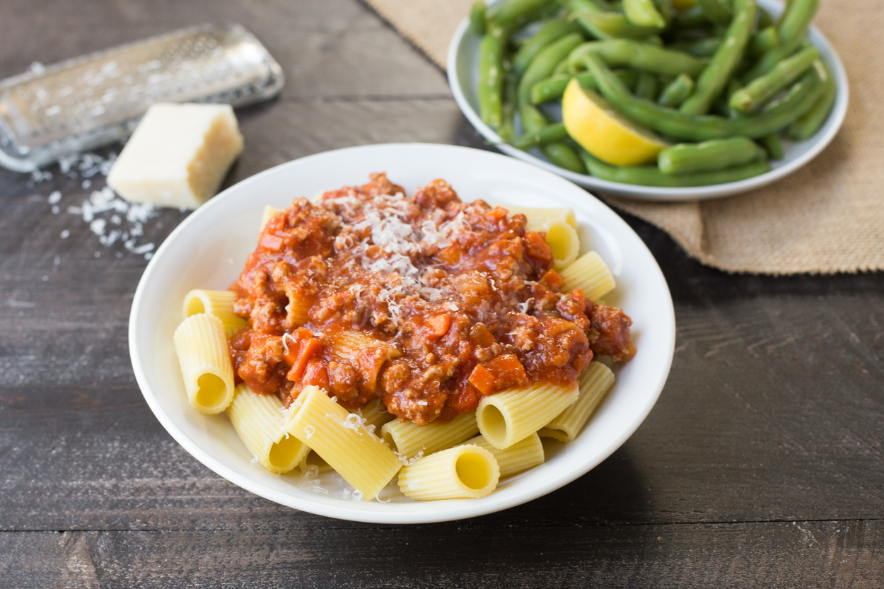 Turkey Bolognese with Pasta | Cook Smarts